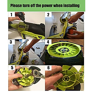 RO6G Blower Fan Blade 529437004 for Homelite/Ryobi 529437003 529437001 P2108 P21081 P21081VN P21081VNM （W/Insert Nut）- 1 Pack