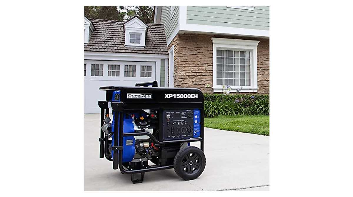 DuroMax XP15000EH Dual Fuel Generator - 15000 Watts Power