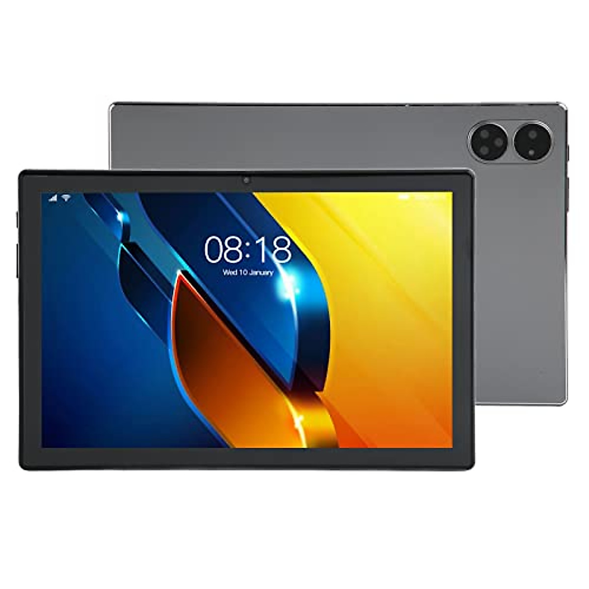 10 Inch Tablet Kids Tablet 6GB 128GB 2.4G 5G Dual Band WiFi Silver Gray 4G Office Caller UK Plug