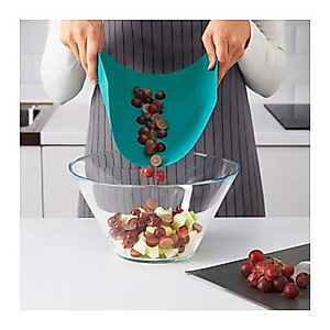 Ikea 303.358.98 2 Stück Schneidebretter grau/blaugrün Finfordela Flexible Chopping Boards Grey/Teal Green Pack of 2, Not Specified