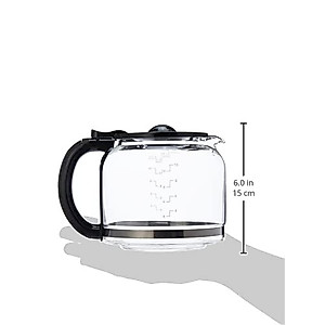 Capresso Glass Carafe 12 Cup, Black