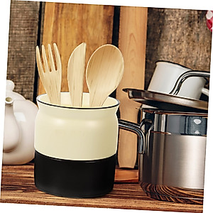 Alipis Nordic Caddy Utensils Spoon A Fork Silverware Decor Cutlery Chopsticks Flowers Countertop Vase for Container Drying Home Tableware Organizer Utensil Household Flatware Chopstick