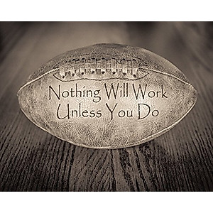 Inspirational Sports Quotes - Home Office Inspirational and Motivational Decor, Sport Gym Wall Accessories and House Positive Quote Decoration, Set of 4 Photos (8x10) Unframed Art Print Posters