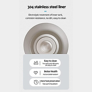 Oncjeys 40oz Tumbler With Handle And Straw Lid Insulated Reusable Leakproof Stainless Steel Water Bottle Travel Mug Coffee Cup Light Blue, PYHK-RFL-WE7