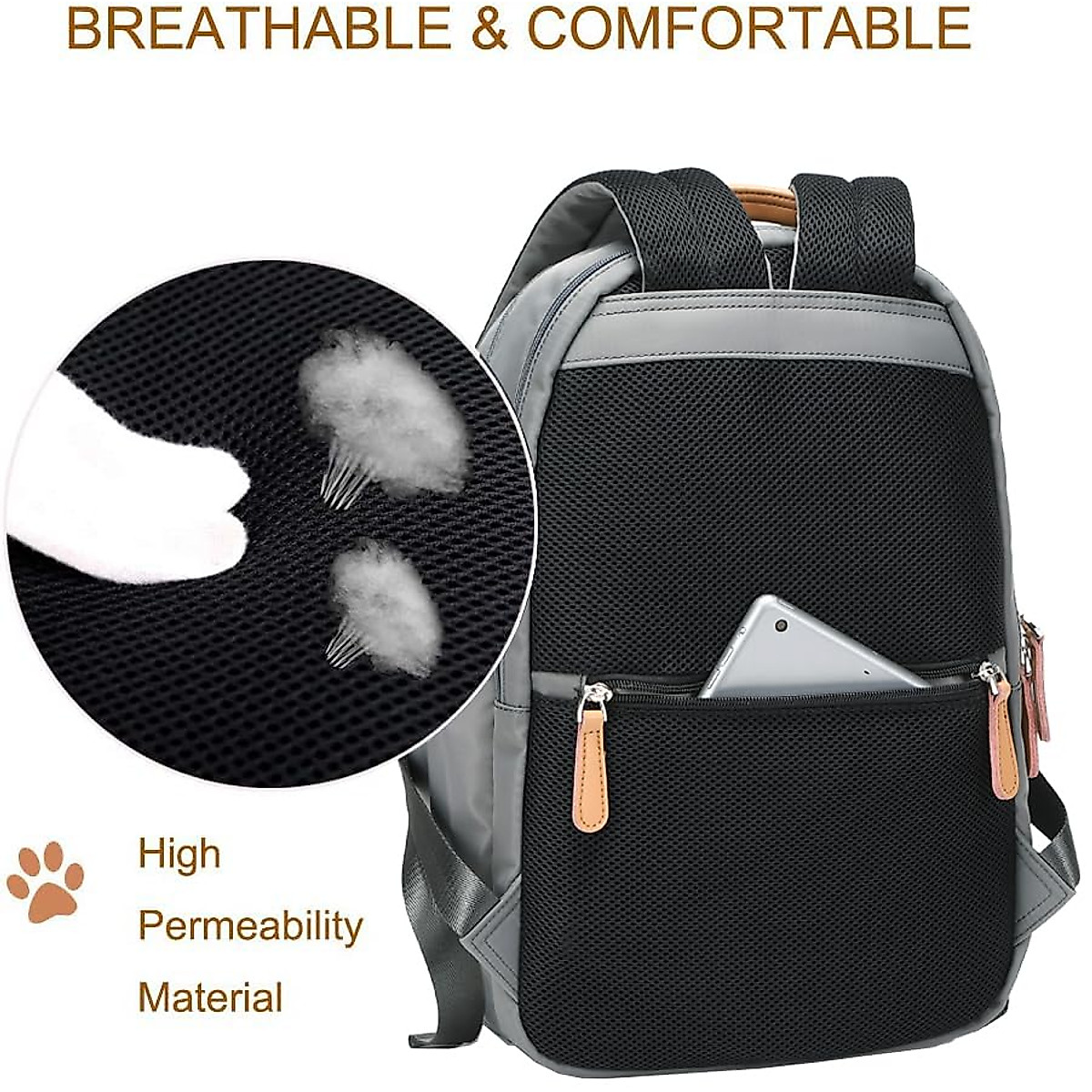 PAOIXEEL 14 Pockets Fashion Backpack, Anti-theft Water Resistance Lightweight Diaper Bag Backpack for Casual Daypack Outdoor