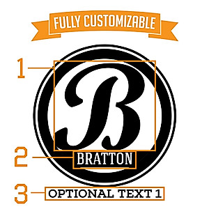 Spotted Dog Company Personalized Etched 64oz Amber Glass Beer Growler - Customized Engraved Gifts for Men - Beer Gifts for Men - Groomsmen Gifts, Bratton