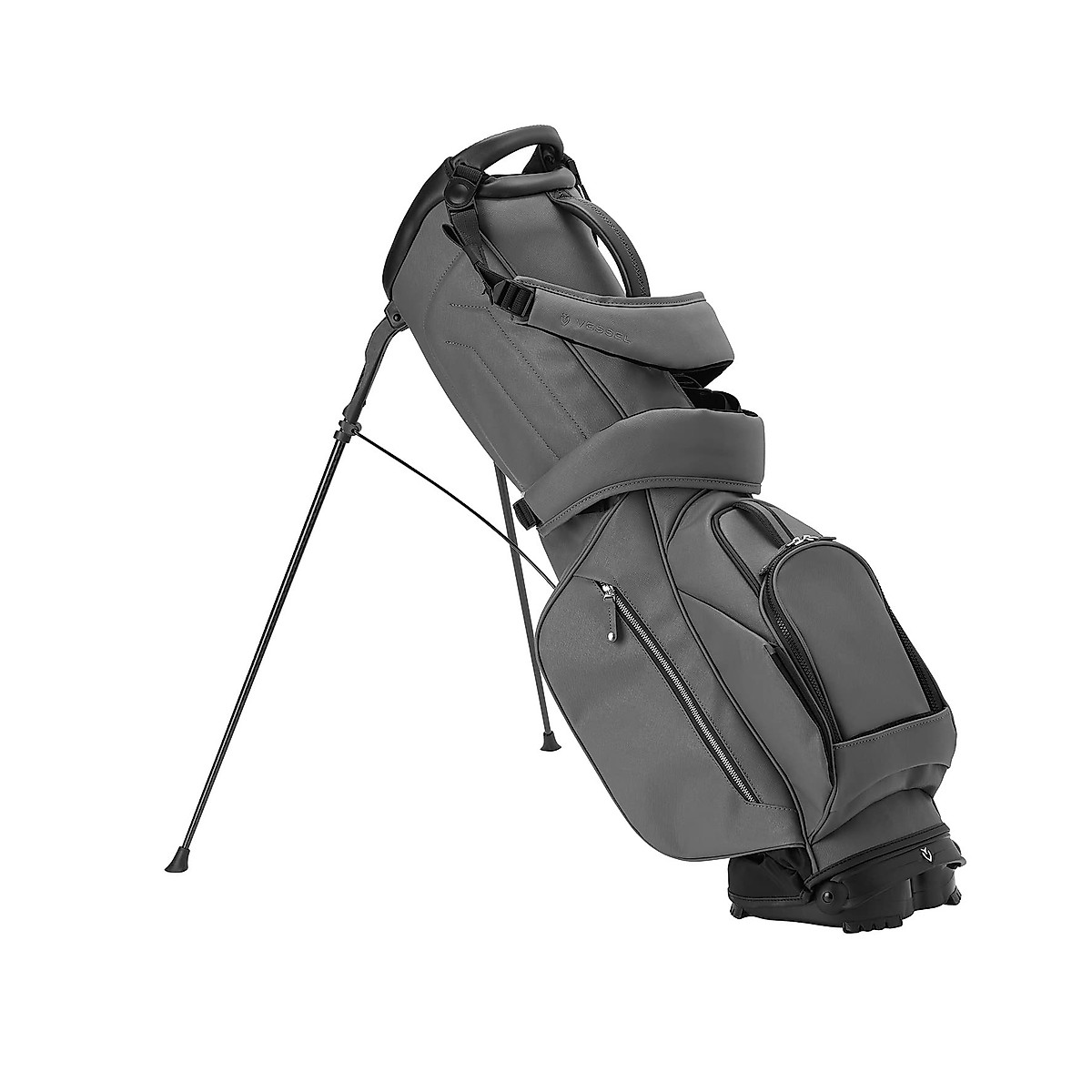 TaylorMade 2022 Vessel Lite Lux Premium Stand Bag, Gray