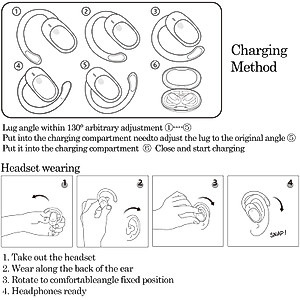 GameXtrem Bluetooth Headphones Wireless Earbuds 48hrs Playtime Wireless Sports Ear Buds with Mic Waterproof Earphones for TV Phone Laptop(Adjustable, Suitable for All Ear Shapes) (Black)