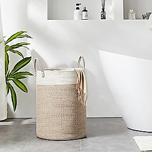 YOUDENOVA 72L Cotton Rope Laundry Hamper and 105L Large Laundry Hamper Basket