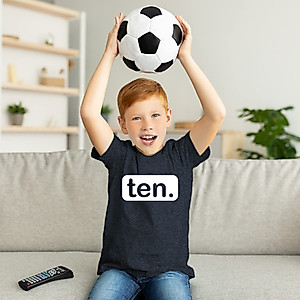 Unordinary Toddler 10th Birthday Shirt Boys 10 Year Old Boys Gifts Ten yr Tenth Birthday Tshirt Gift (Charcoal Black, Youth M(10-12))