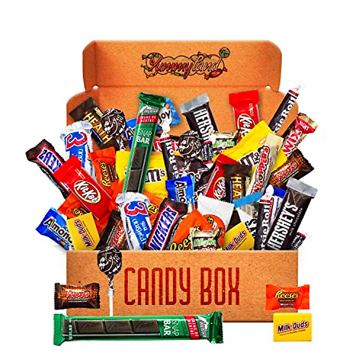 HERSHEY'S Assorted Bulk Chocolate Mix 3 Pounds - KitKat, Almond Joy, Milki Way, Tootsie, 3 Musketeers & More. Candy Variety Pack Fun Size, Individually Wrapped Assorted Milk Chocolate Bars. Candy Gift Box for Easter, Birthday Party, College Students