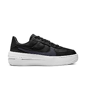 Nike Womens Air Force One Platform Sneakers, Black/Anthracite/White, 9.5