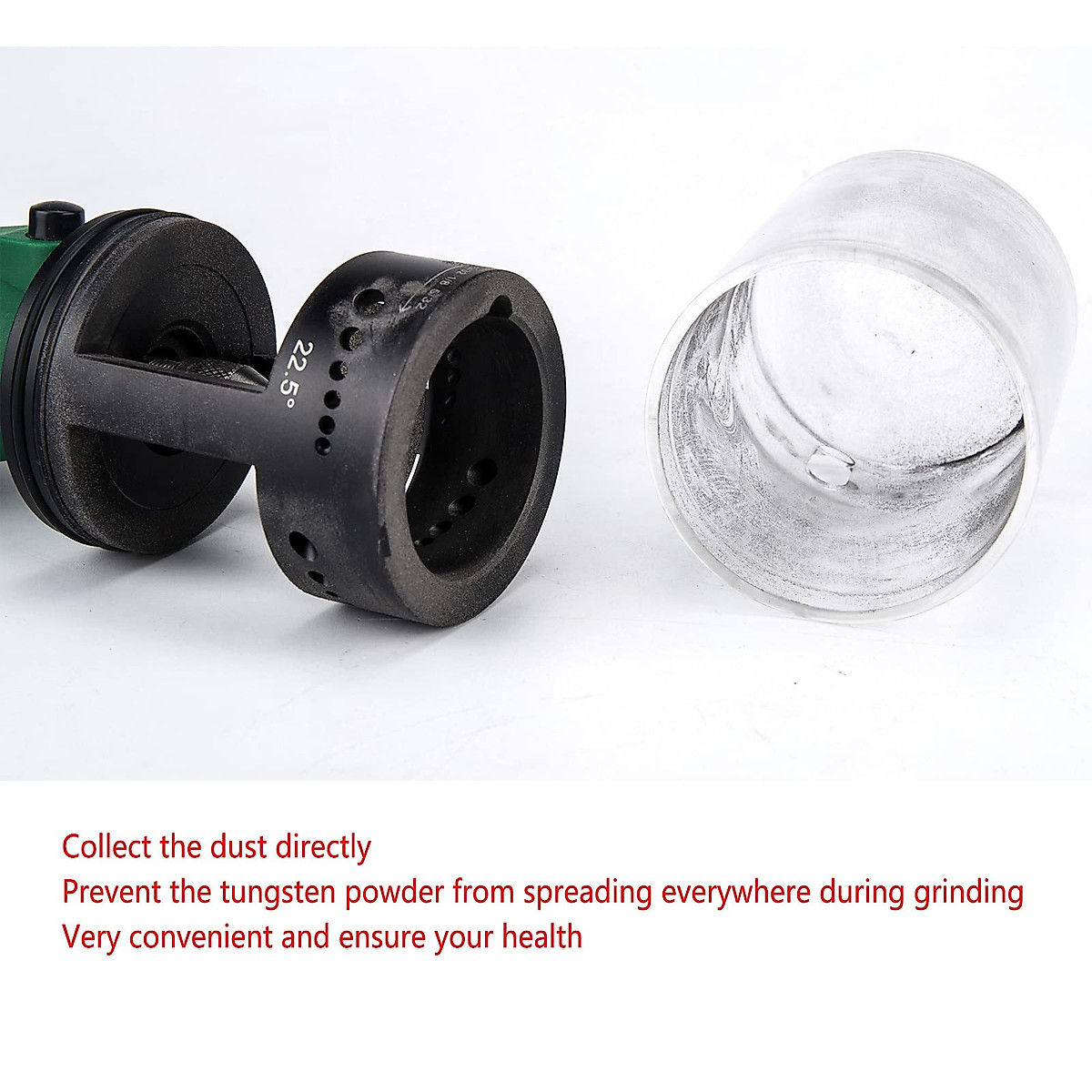 3mirrors ALUMINUM Tungsten Electrode Sharpener Grinder Head TIG Welding Tool 24 Guides, 24 Multi-Angle & Offsets, Full-featured Tool w/Dust Housing, Healthy Version