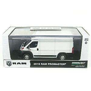 Greenlight 86152 1: 43 2018 Ram Promaster 2500 Cargo High Roof - Bright White - New Tooling, Multi