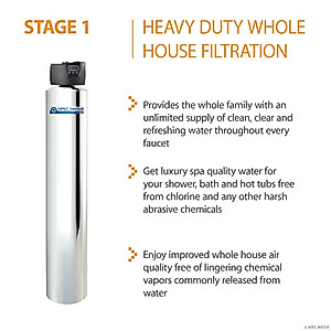 APEC Water Systems TO-SOLUTION-10 Whole House Water Filter, Salt Free Water Softener & Reverse Osmosis Drinking Water Filtration Systems for 1-3 Bathrooms