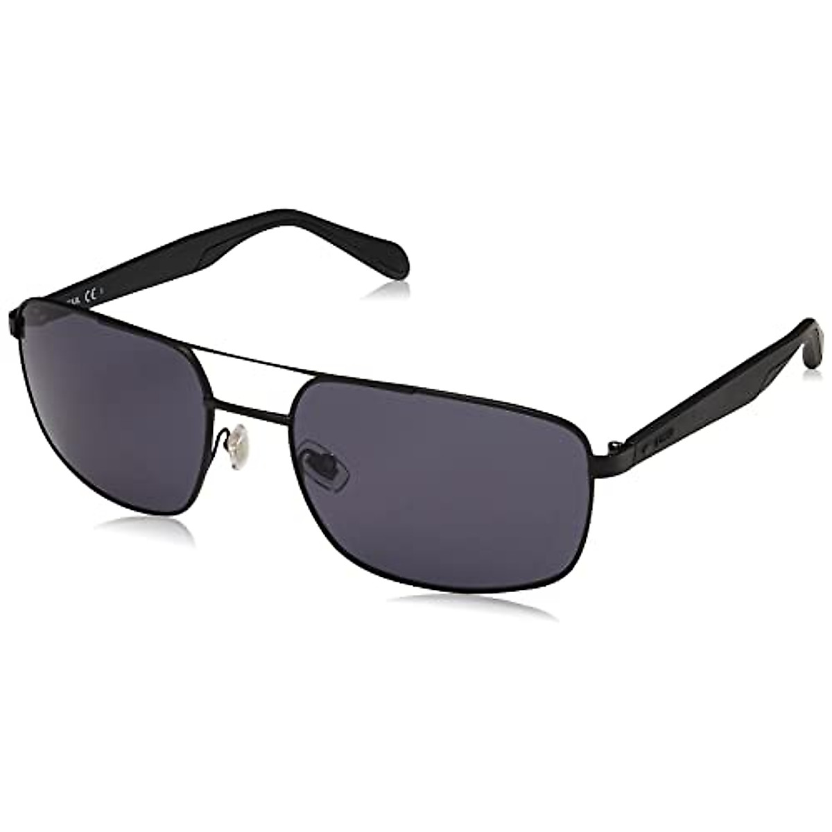 Fossil Men's Male Sunglass Style FOS 2088/S Rectangular, Matte Black, 59mm, 19mm