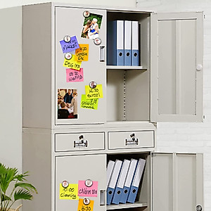 12Pcs Glass Refrigerator Magnets, Strong Magnetic Fridge Magnets, Line Drawing Crystal Fridge Magnets Decorative for Kitchen, School, Office Whiteboard, Cabinet and Dishwasher