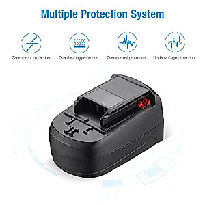 Powerextra 3500mAh 18-Volt SB18C SB18A SB18B Replacement Battery for 18-Volt Skil Cordless Tools 2810 2888 2895 2897 2898 4570 5850 5995 7305 9350