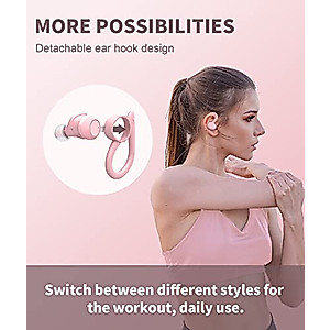 Wireless Earbuds, Bluetooth 5.1 Sport Headphones with mic, Noise Cancelling Touch Control in-Ear Bluetooth Earphones, Type-C Charging Wireless Headphones Auto Pairing, Stereo Headset for Gym
