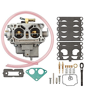Dasbecan 15003-2766 Carburetor Carb with Repair Kit Compatible with Kawasaki Mule 3000 3010 3020 2001-2008 Trans 4x4 Carb kit