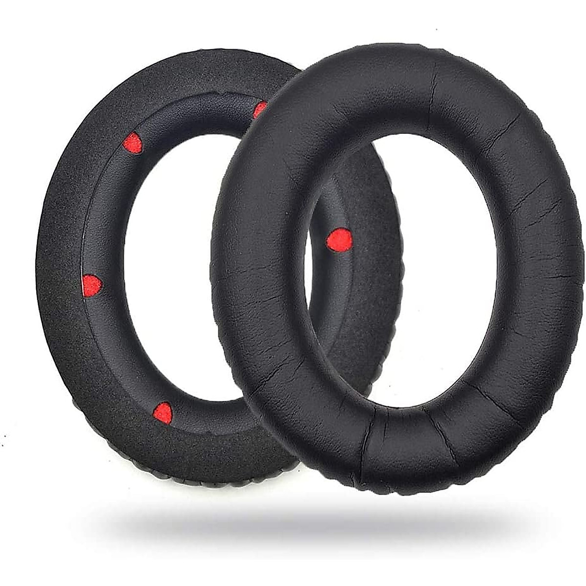 Cloud Revolver Ear Pads, Replacement Ear Cushion Earpads Cups Muffs Protein Leather Foam Pillow Cover Repair Parts for Kingston HyperX Cloud Revolver/Revolver S Gaming Headsets - Black