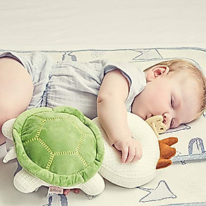 Bebamour Baby Walkers Protective Toddler Adjustable Baby Head Protection Safety Pad Cushion Backpack Wear for Crawling (White)