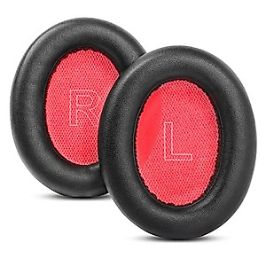 TaiZiChangQin Life Q10 / Q10 BT Ear Pads Ear Cushions Replacement Compatible with Anker Soundcore Life Q10 / Q10 Bluetooth Headphone Protein Leather Earpads + Headband Covers