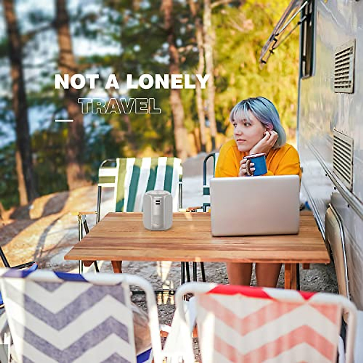 NOTABRICK Bluetooth Speakers,Portable Wireless Speaker with 15W Stereo Sound, Active Extra Bass, IPX6 Waterproof Shower Speaker, TWS, Portable Speaker for Party Beach Camping