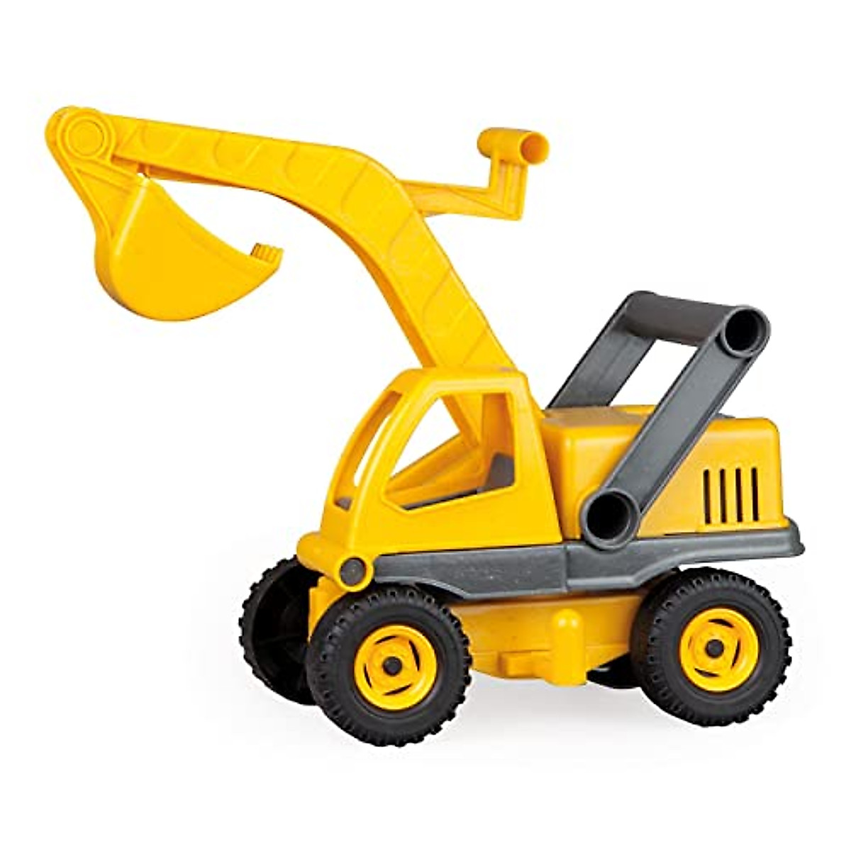 Lena Eco Active Backhoe - Durable UV-Protected Plastic & Noise-Canceling Tires, Enhances Fine Motor Skills, European Quality
