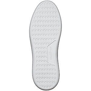 Karl Lagerfeld Paris Men's Lightweight Phylon Sole Leather Sneaker, White, 8.5