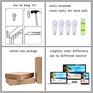 WELMECO Elegant African American Woman with Gold Crown Fashion Accessories Painting Giclee Prints Black Girl Canvas Poster Gallery Wrapped Artwork for Bedroom Living Room Makeup Room Decoration