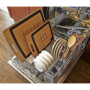 Epicurean Carving Series Cutting Board, 14.5-Inch by 11.25-Inch, Natural/Slate