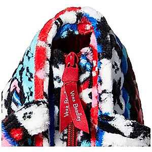 Vera Bradley Women's Teddy Fleece Sherpa Small Vera Tote Bag, Nordic Stripe Multi, One Size