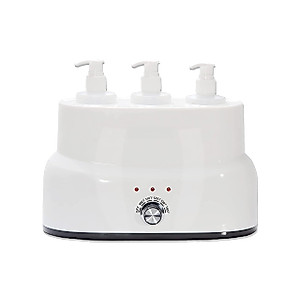 AMETHYST LAKE Oil Warmer Dispenser, Plug-in Electric Warmer Oil Dispenser, 3-Bottles Lotion Warmer, Message Oil Heater for Home & Professional Spa Supplies.