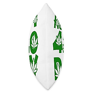 Weed Four Twenty Party Stoner Gift For Weed Lovers Happy 420 4 20 Marijuana Smoking 4/20 Weed Cannabis Day Throw Pillow, 16x16, Multicolor