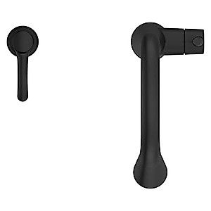 Pfister Barulli Kitchen Faucet with Pull Down Sprayer and Soap Dispenser, Single Handle, High Arc, Matte Black Finish, F5297BARB