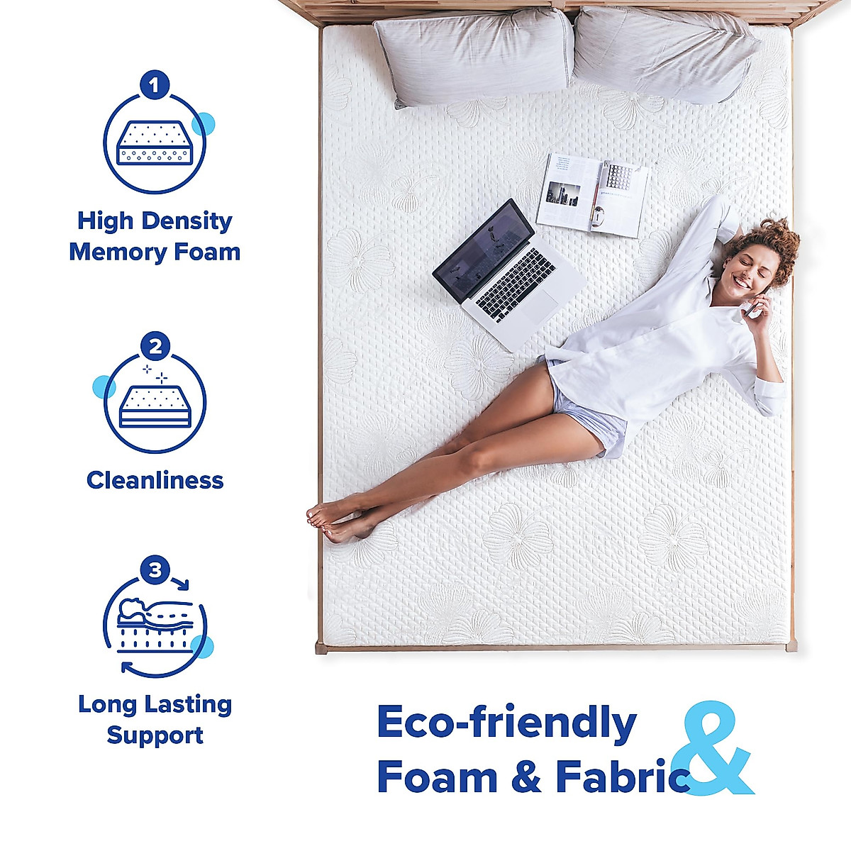 Olee Sleep 10 inch Aquarius Memory Foam Mattress - Twin