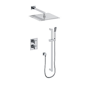 ZLINE Crystal Bay Thermostatic Shower System in Chrome (CBY-SHS-T2-CH)