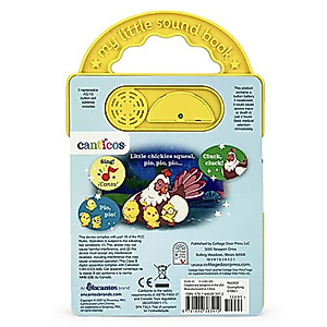 Canticos Little Chickies / Los Pollitos - Bilingual / Bilingüe 3-Button Sound Board Book for Babies and Toddlers (English and Spanish Edition)