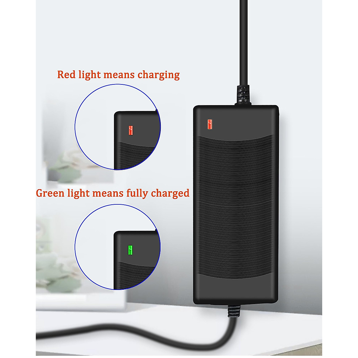 Suptopone 29.4V 2A Fast Battery Charger(3 Plugs), Universal Battery Replacement Charger for 25.2V Li-Batteries