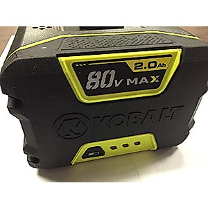 Kobalt 80-Volt Lithium Ion (Li-ion) Cordless Power Equipment Battery