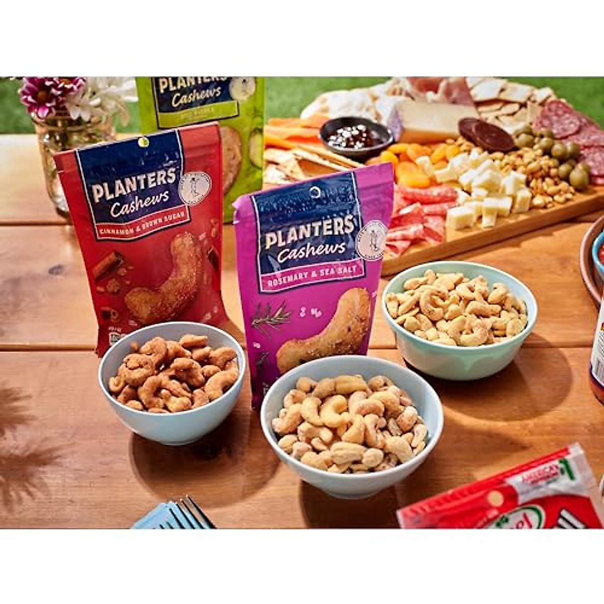 PLANTERS Cashews Cinnamon & Brown Sugar, Party Snacks, 5 Oz Bag
