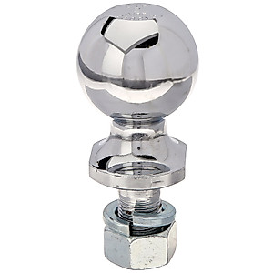 Tow Ready Draw-Tite Trailer Hitch Ball, 2 in. Diameter, 3,500 lbs. Capacity, Chrome
