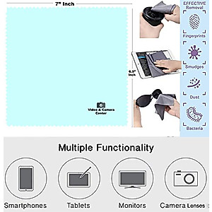 Disc Cleaning & Repair Kit for CD CD-ROM DVD Blu Ray VCD Video Game Movie Music +VCC Micro-Fiber