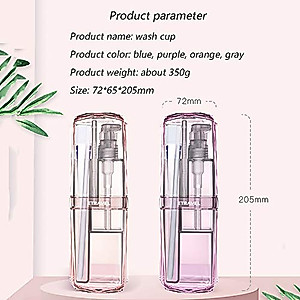 Household items Travel wash Cup, Toothbrush Storage Box, Portable toothbrushing Cup, Multi-Function Travel kit, Blue, Purple, Orange, Gray