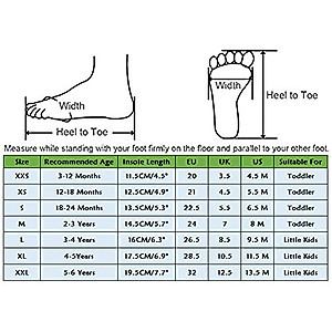 Lykmera Baby Girls Boys Cartoon Printed Water Shoes Kids Socks Barefoot Shoes Swim Cartoon Non-Slip Beach Shoes (Pink, 5-6 Years Little Kids)