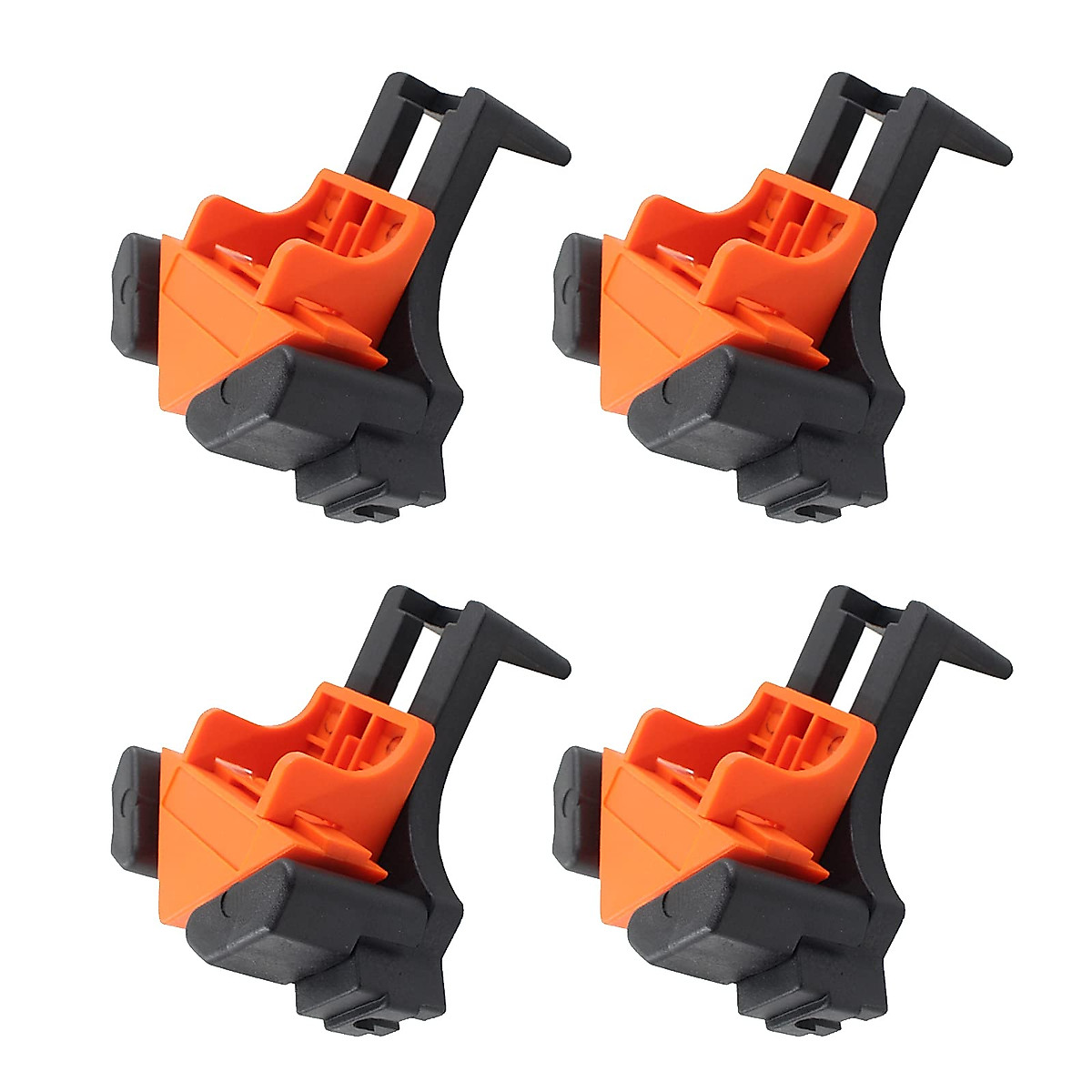 ICQUANZX 90 Degree Corner Clamp, Adjustable Single Handle Spring Loaded Right Angle Clamp,Swing Woodworking Clip Clamp Tool