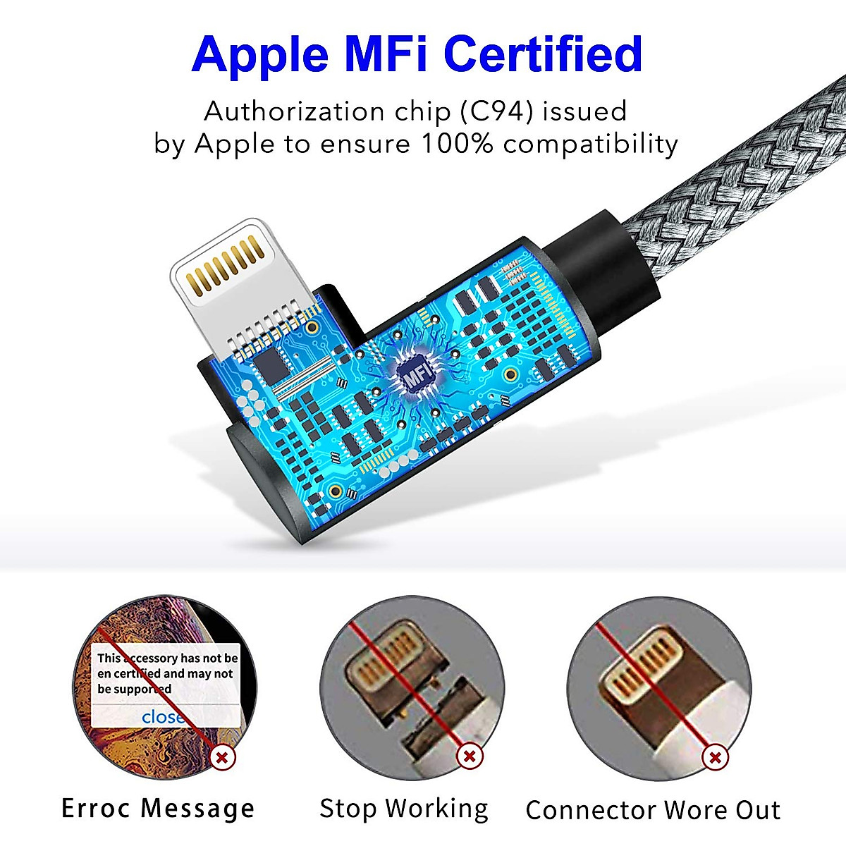 Heartbeats iPhone Fast Charger 6FT [MFi Certified] USB C to Lightning Cable 90 Degree iPhone 13 Charging Cable Compatible with iPhone 13/12/12 Mini/12 Pro/11 Pro Max/X/XS/XR/8, iPad 8th(Red)