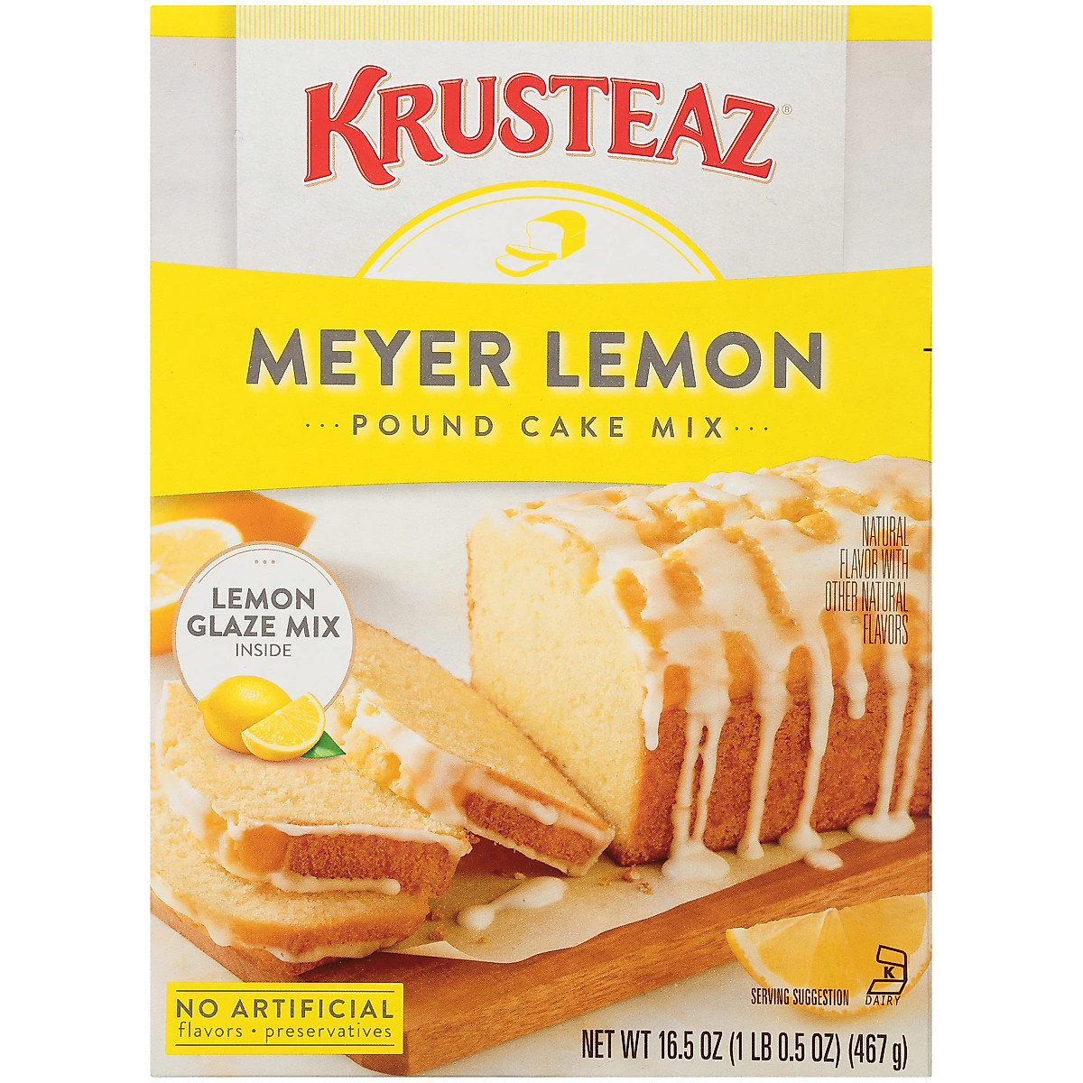 Krusteaz Meyer Lemon Pound Cake Mix (16.5 Ounce (Pack of 4))