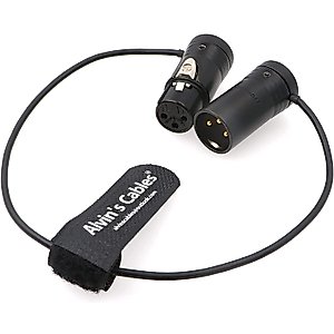 Low-Profile 3 Pin XLR Male to Female Cable Original Connector Balanced Microphone Audio Cord Sommer SOD-14 Alvin’s Cables